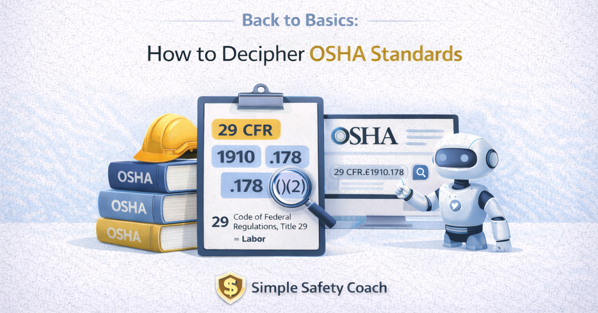 Deciphering OSHA Standards Format